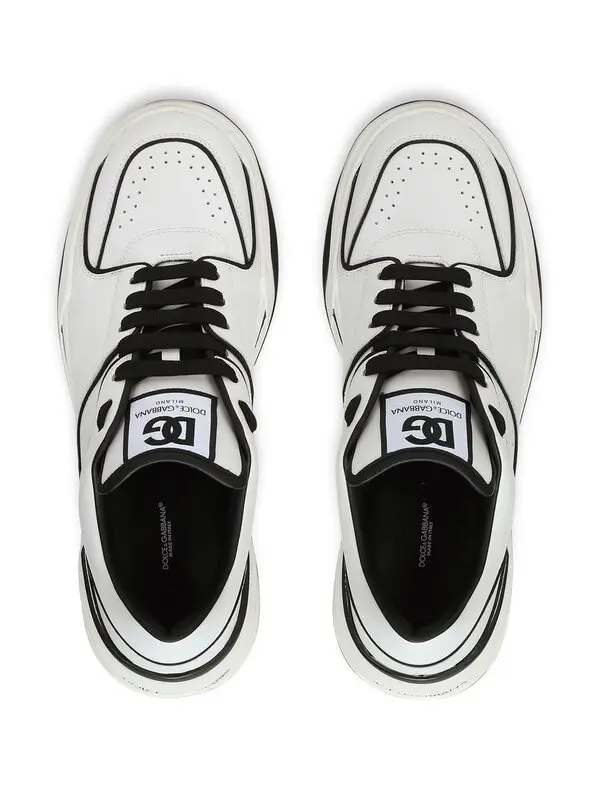 Dolce & Gabbana Roma Leather Sneakers - White