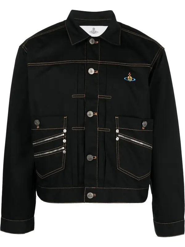Vivienne Westwood Marlene Denim Jacket - Black | Editorialist