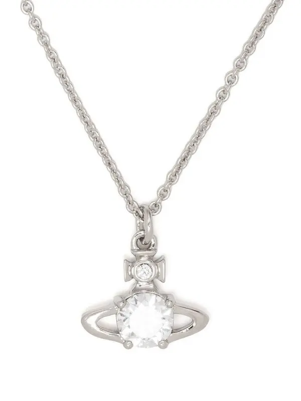 VIVIENNE WESTWOOD Reina Orb Pendant Necklace - White