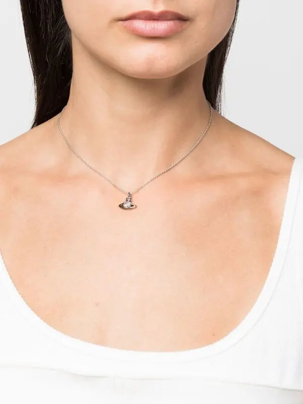 VIVIENNE WESTWOOD Reina Orb Pendant Necklace - White