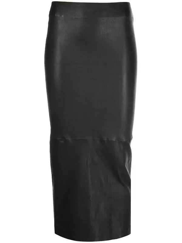 Sprwmn Leather Pencil Skirt