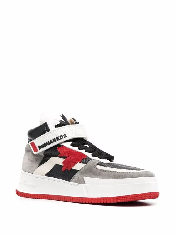 Dsquared2 Logo-print Leather Sneakers