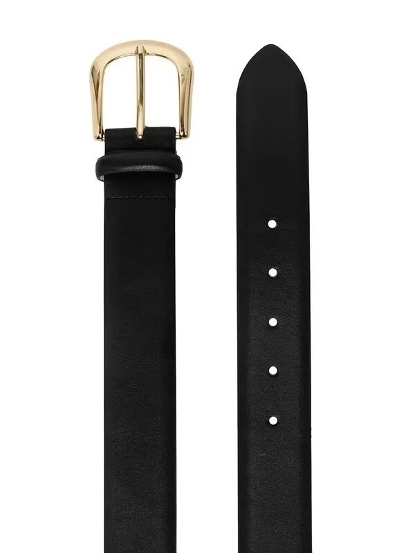 B-low The Belt Kennedy Thin Leather Belt - Black