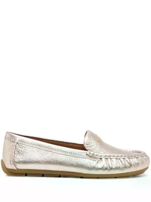 COACH Foil-embossed Leather Loafers