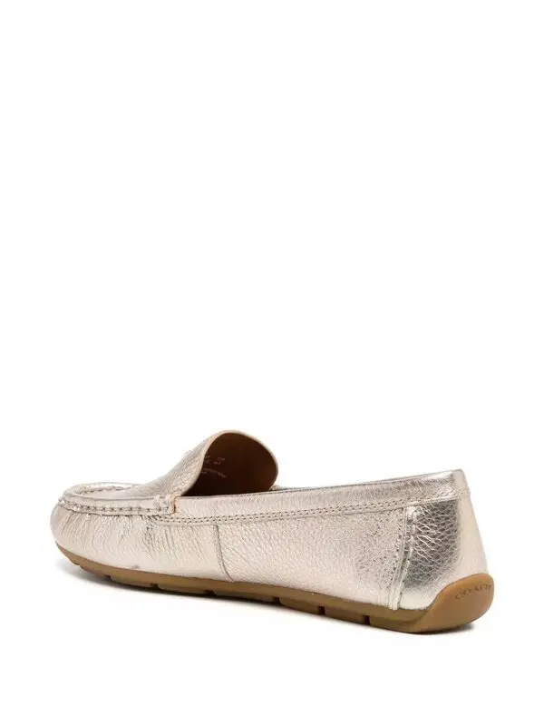 COACH Foil-embossed Leather Loafers