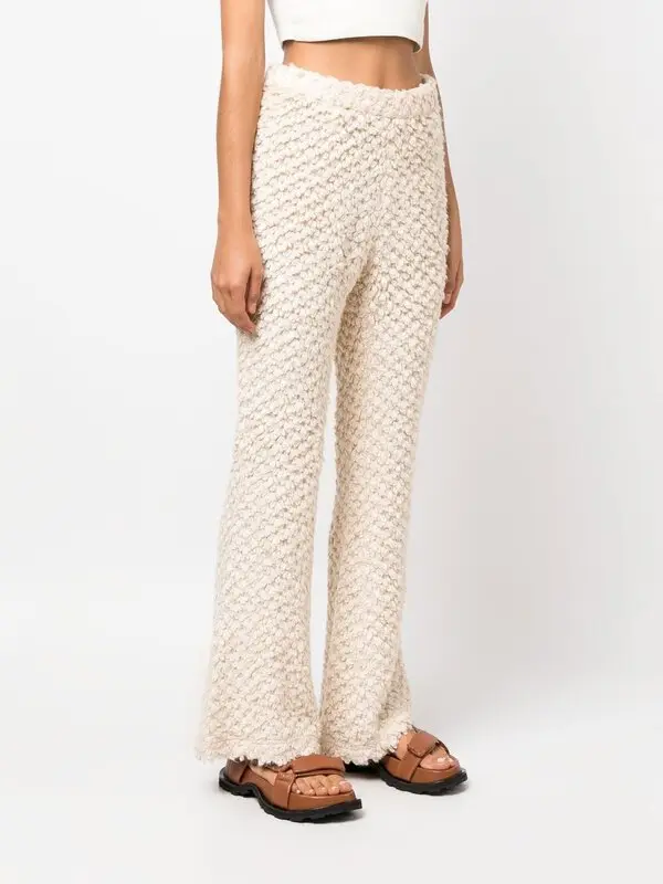 Rokh Knit Flare Trousers