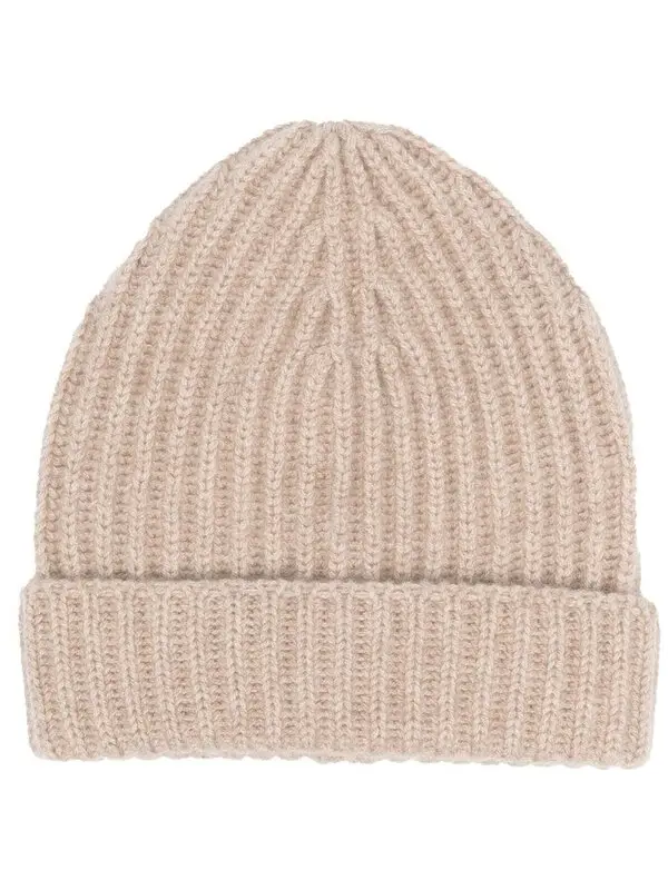 Malo Ribbed Chunky-knit Beanie - Neutrals