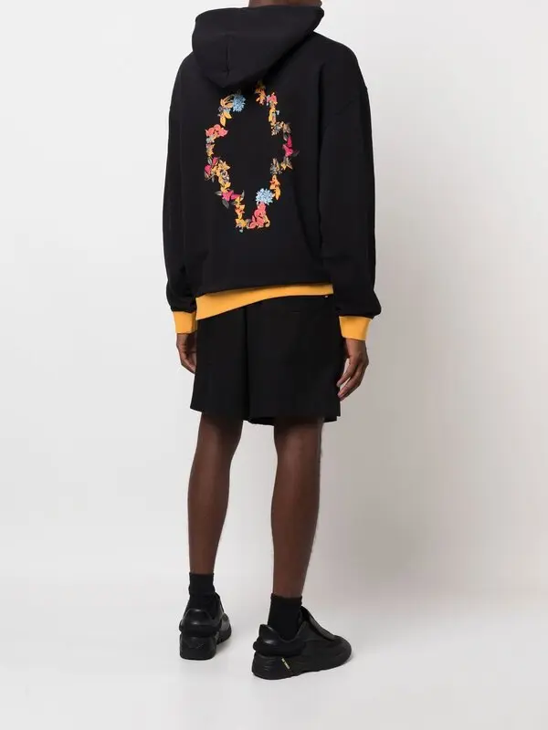 COUNTY OF MILAN Marcelo Burlon Logo-print Hoodie