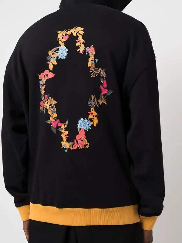 COUNTY OF MILAN Marcelo Burlon Logo-print Hoodie