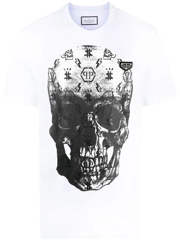 Philipp Plein Skull-print Short-sleeve T-shirt - White