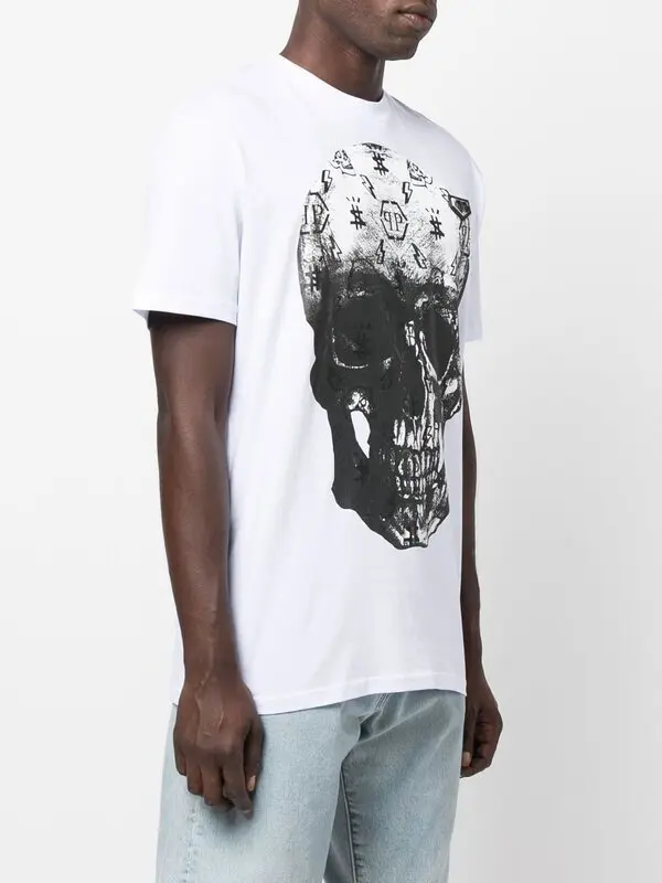 Philipp Plein Skull-print Short-sleeve T-shirt - White