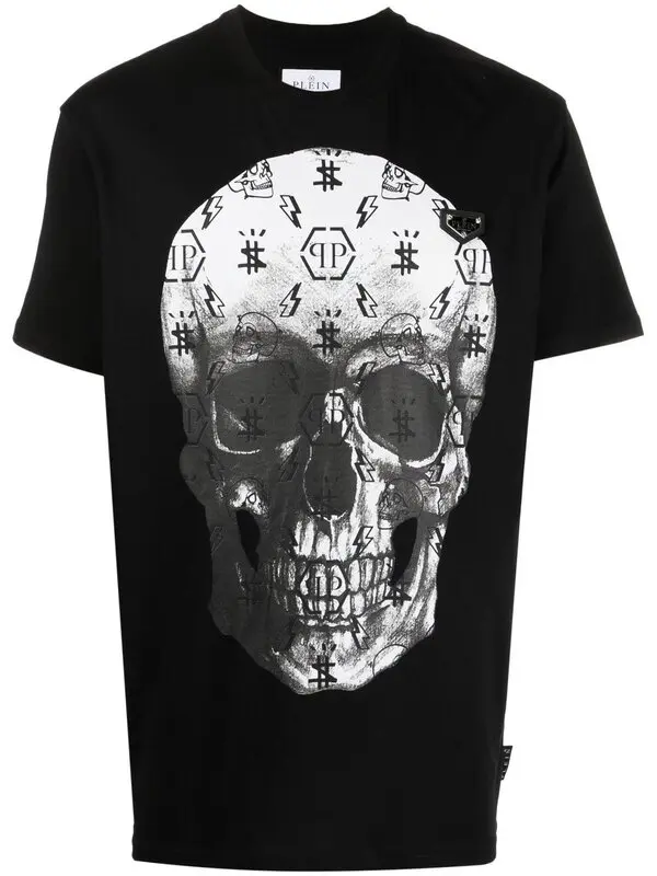 Philipp Plein Skull-graphic T-shirt - Black