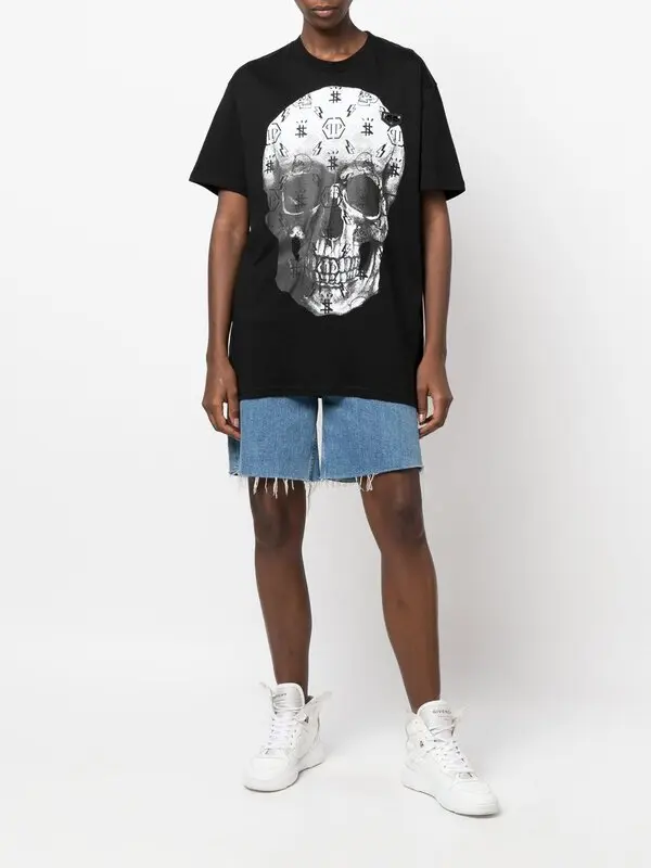 Philipp Plein Skull-graphic T-shirt - Black