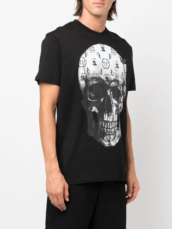 Philipp Plein Skull-graphic T-shirt - Black