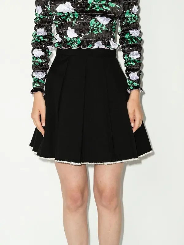 SHUSHU/TONG Pleated High-waist Skirt
