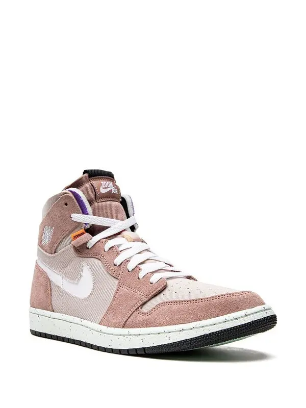 Jordan Air High Zoom Cmft Sneakers Brown 44% Off Editorialist