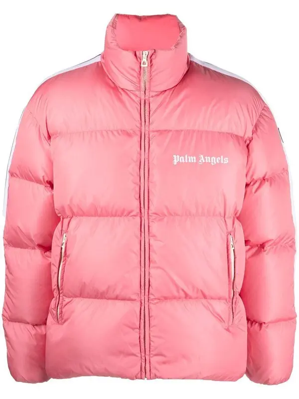 Palm Angels Logo-print Padded Jacket - Pink