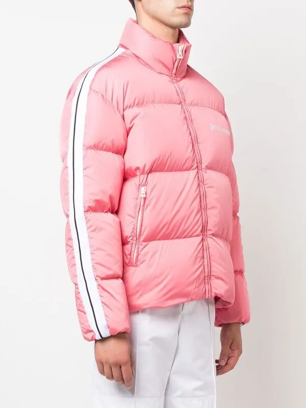 Palm Angels Logo-print Padded Jacket - Pink