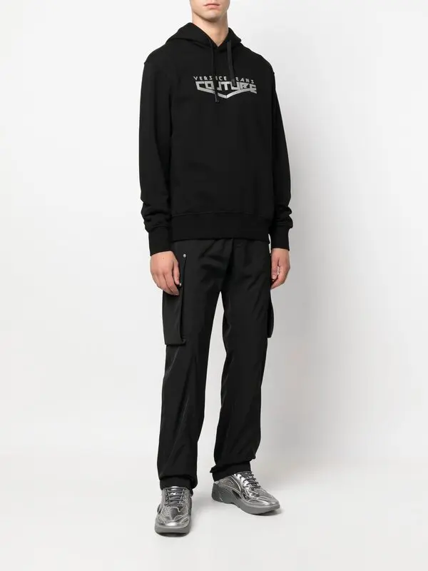 Versace Logo-print Pullover Hoodie
