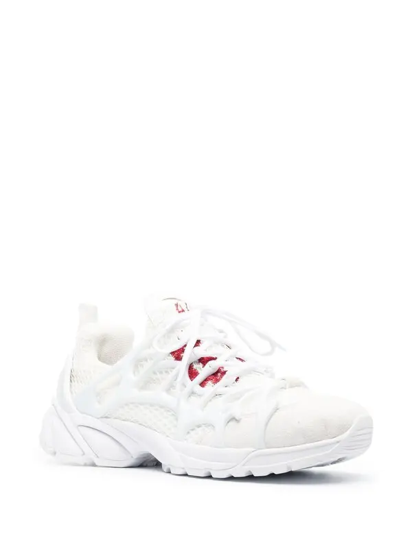 44 LABEL GROUP Panelled Low-top Sneakers - White