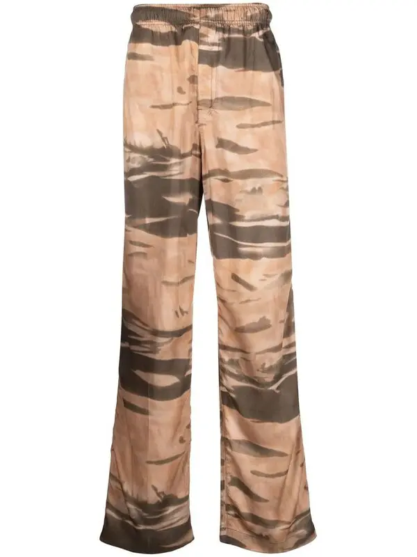 DIESEL® Camouflage Wide-leg Trousers