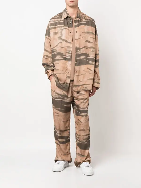 DIESEL® Camouflage Wide-leg Trousers