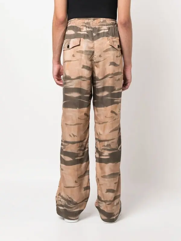 DIESEL® Camouflage Wide-leg Trousers