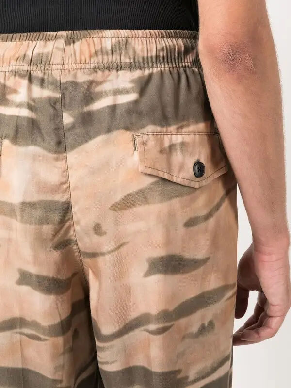 DIESEL® Camouflage Wide-leg Trousers