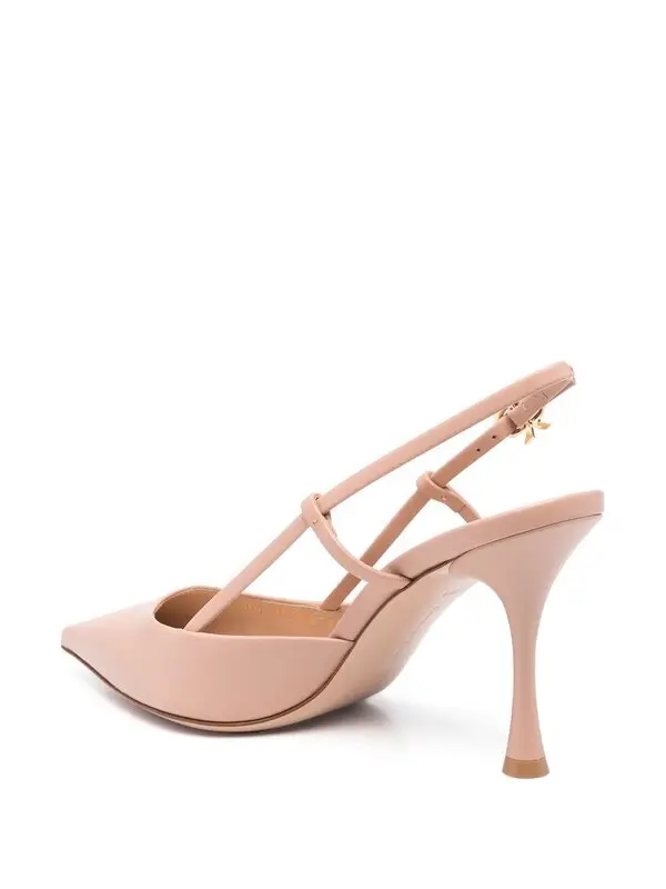 GIANVITO ROSSI Ascent 85mm Slingback Pumps - Neutrals
