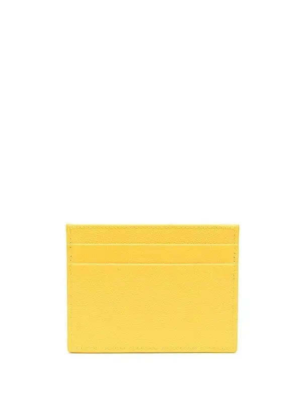 Palm Angels Gothic Logo-print Cardholder - Yellow