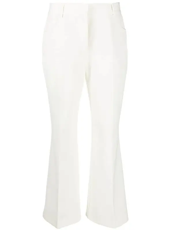 Stella McCartney Kick-flare Cropped Trousers - Neutrals
