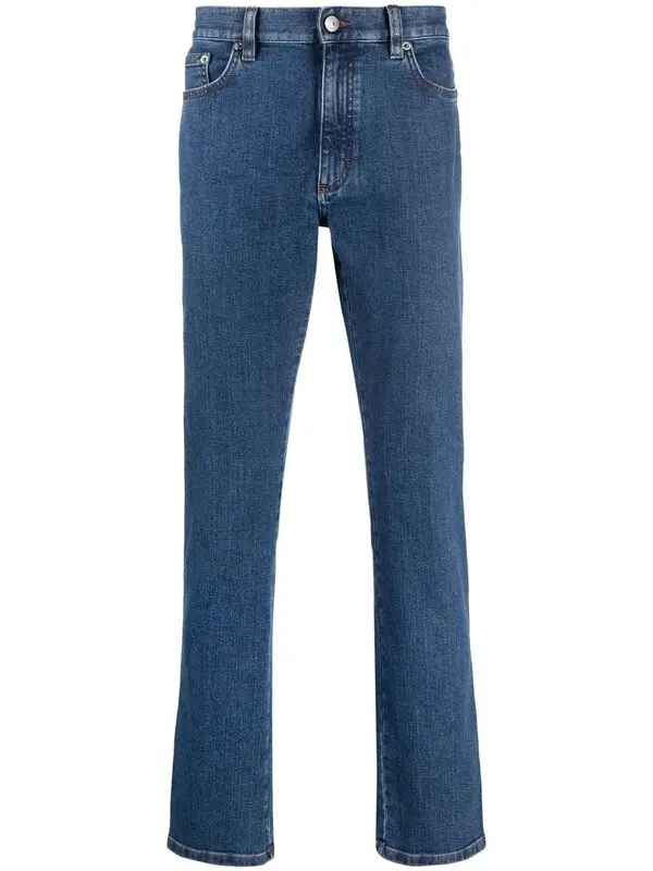 Zegna Slim-fit Jeans - Blue