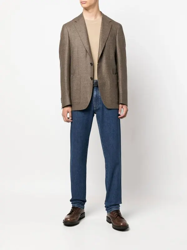 Zegna Slim-fit Jeans - Blue