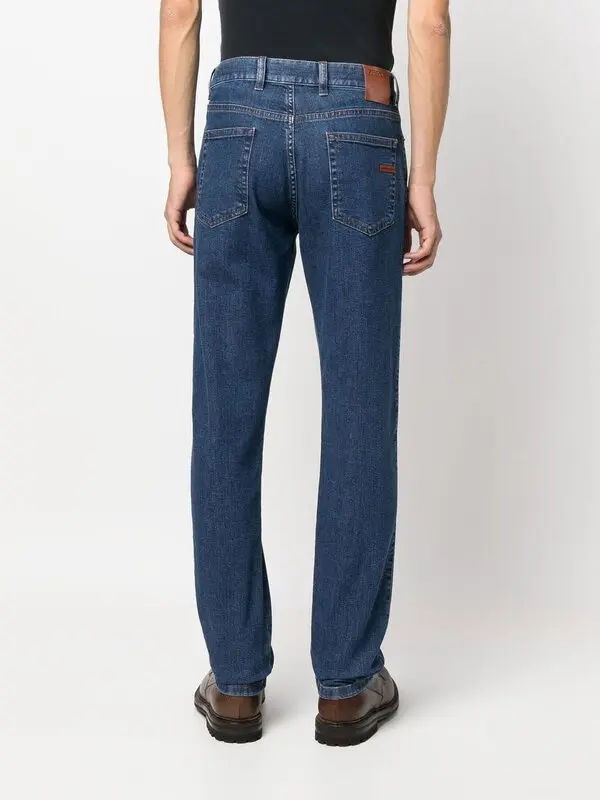 Zegna Slim-fit Jeans - Blue