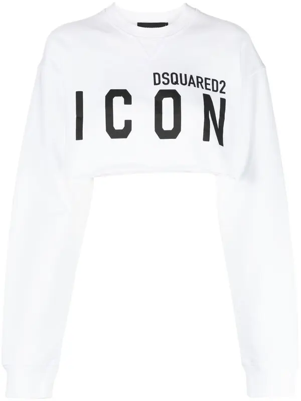 Dsquared2 Icon-print Detail Sweatshirt - White