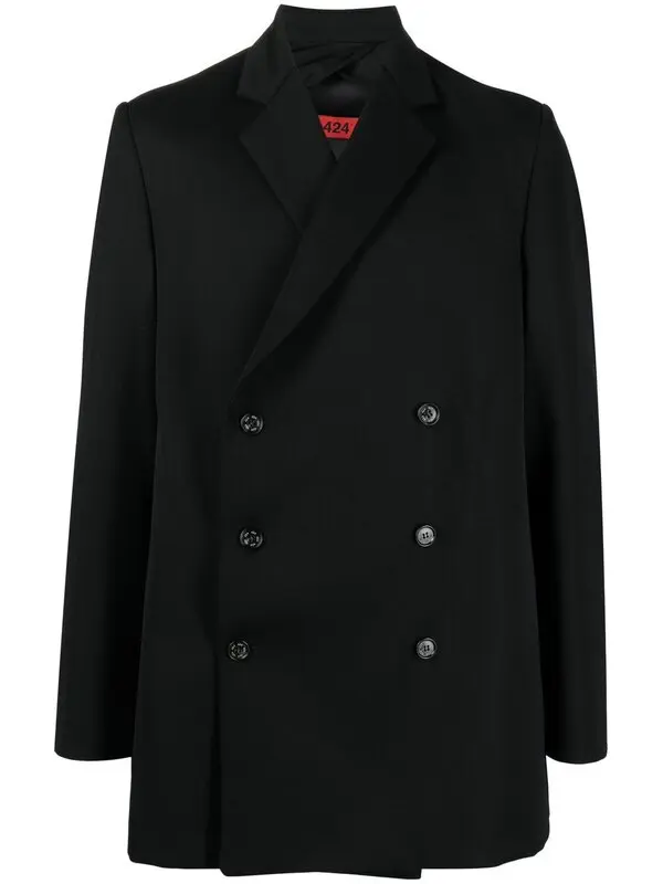 424 Double-breasted Wool Coat