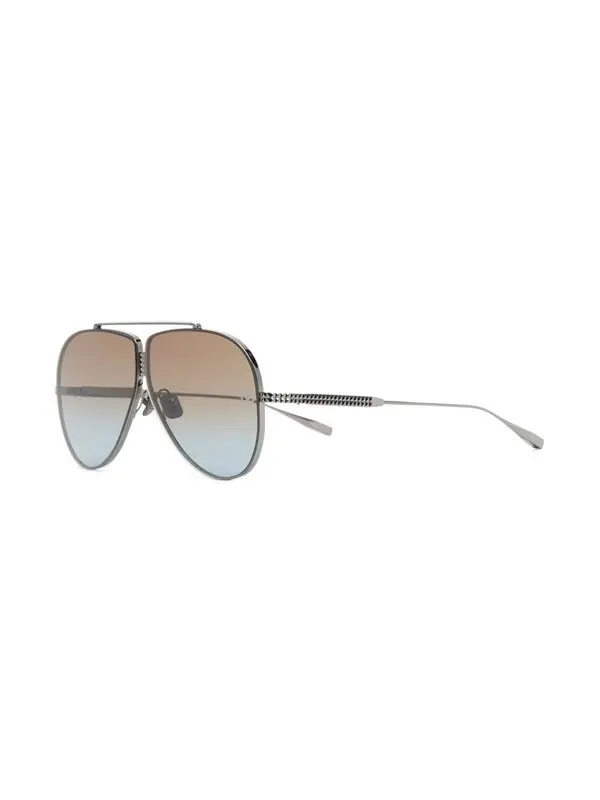 Valentino Garavani Rockstud Pilot-frame Sunglasses - Black
