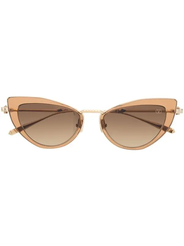 Valentino Garavani Cat-eye Sunglasses - Gold