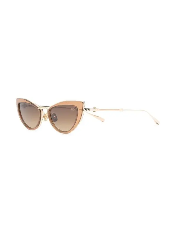 Valentino Garavani Cat-eye Sunglasses - Gold