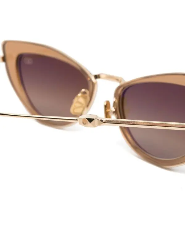 Valentino Garavani Cat-eye Sunglasses - Gold