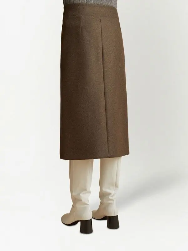 Khaite The Freya Midi Skirt