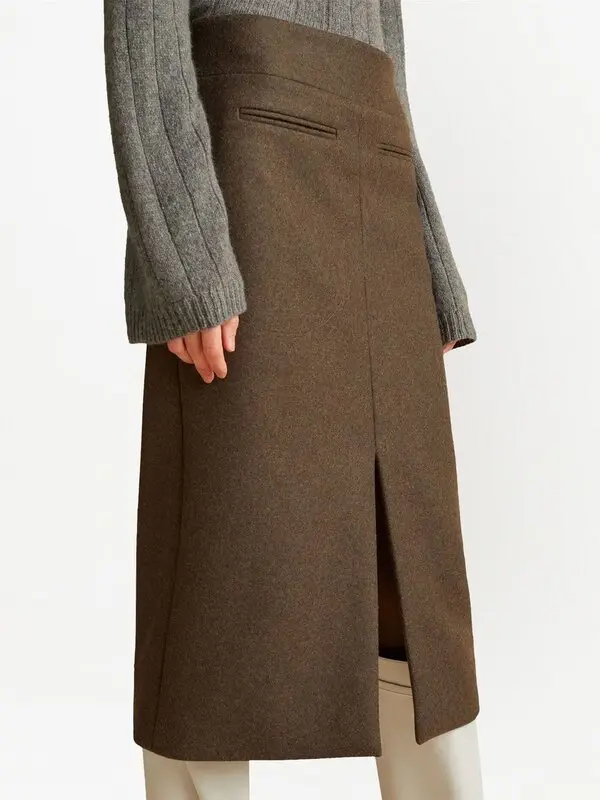 Khaite The Freya Midi Skirt