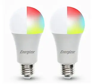 ENERGIZER White & Color 2-pack Smart Led A19 Light Bulbs - One-color