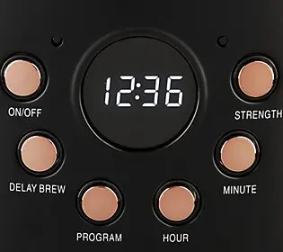 HADEN 12-cup Programmable Coffee Maker With Str Ength Control