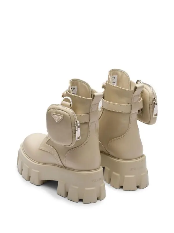 Prada Monolith Leather Boots