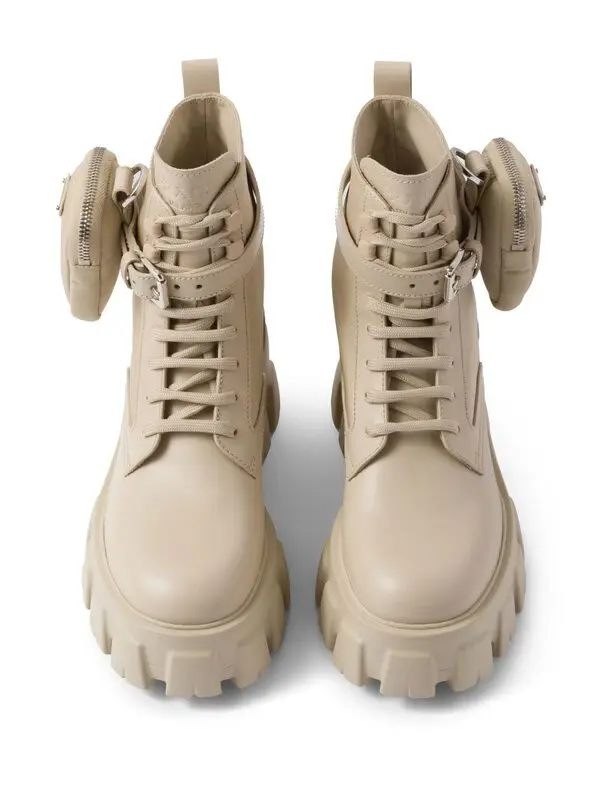 Prada Monolith Leather Boots