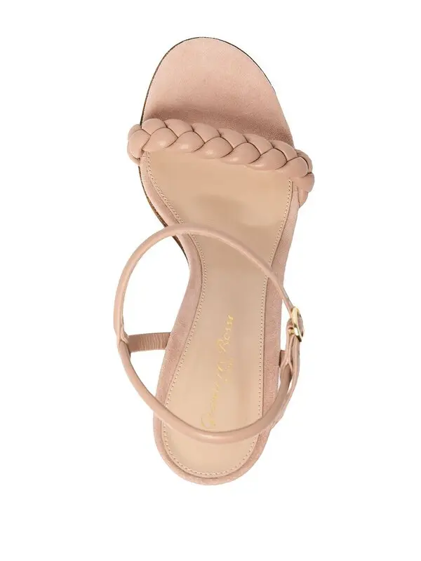 GIANVITO ROSSI Cruz 85mm Braided Sandals