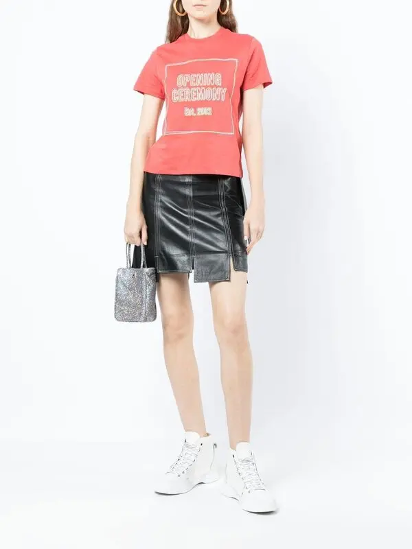 Opening Ceremony Box Logo Print T-shirt