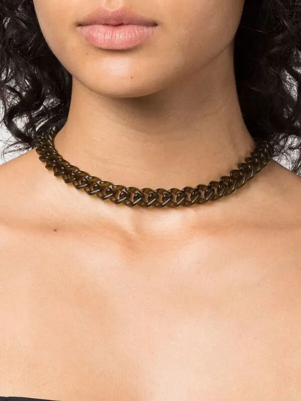 1017 Alyx 9sm Seat-belt Choker Necklace - Green