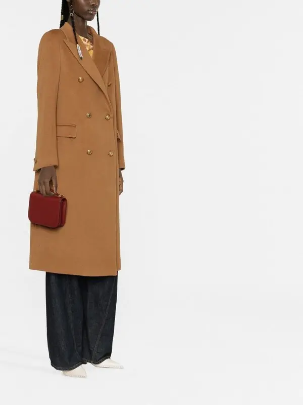 Tagliatore Jole Double-breasted Trench Coat - Brown